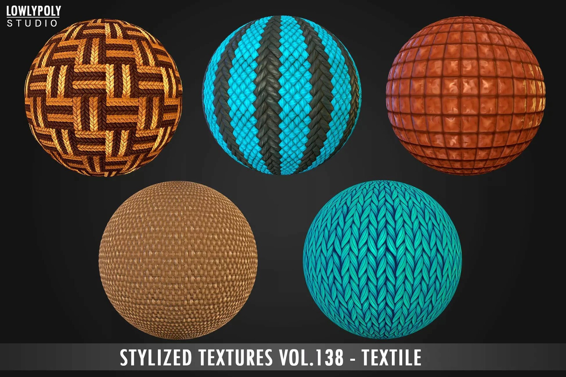 ArtStation - Textile Vol.138 - Stylized Textures | Game Assets