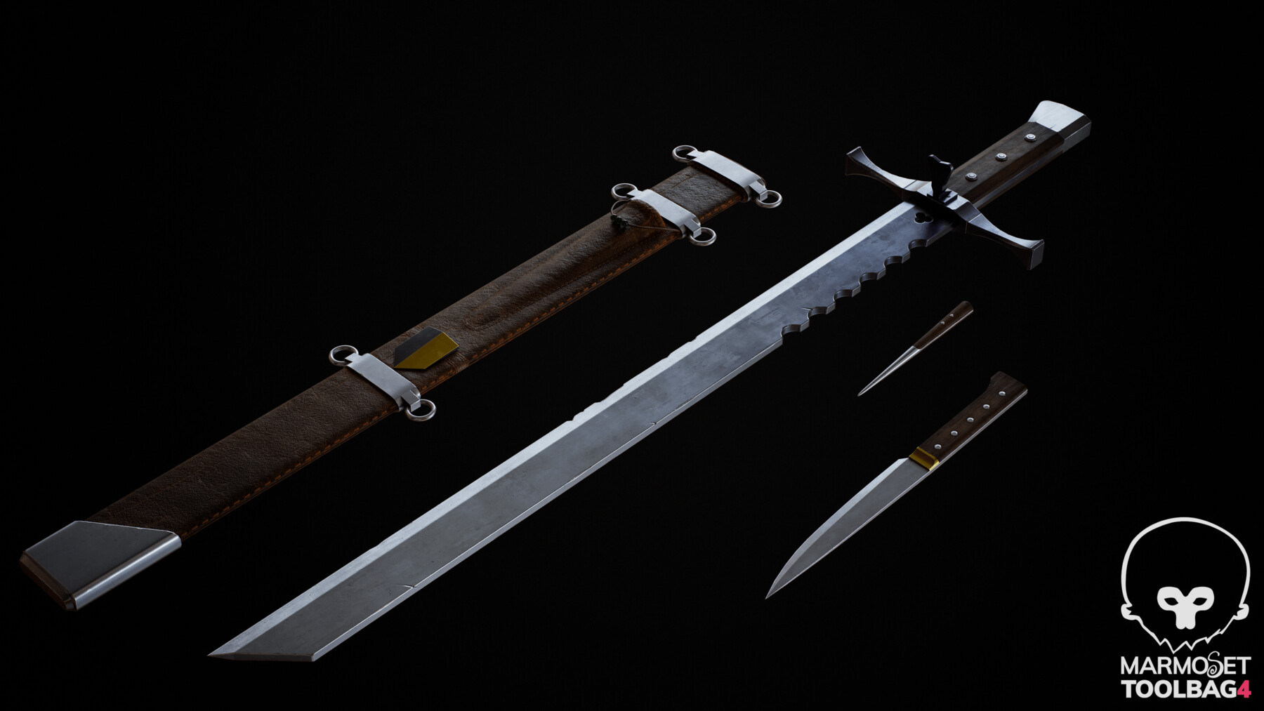 ArtStation - Langes Messer 3D Asset | Game Assets