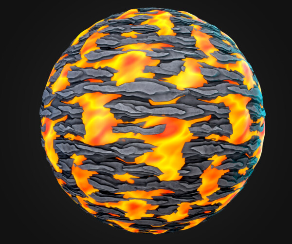 ArtStation - Lava Vol.149 - Stylized Textures | Game Assets