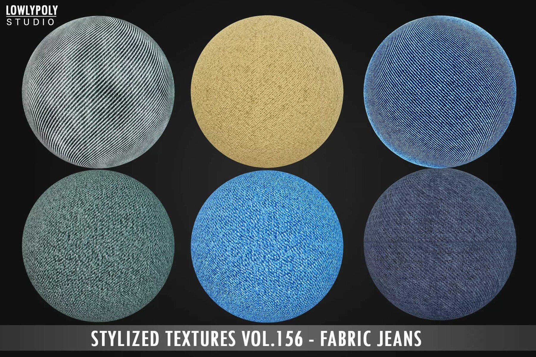 ArtStation - Stylized Fabric Jeans Vol.156 - Hand Painted Textures ...