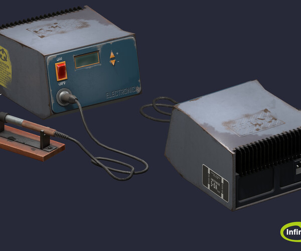 ArtStation - Soldering staition | Game Assets