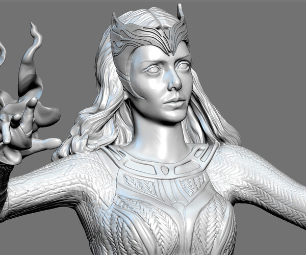 ArtStation - WANDA SCARLET WITCH DOCTOR STRANGE 2 MULTIVERSE OF MADNESS ...