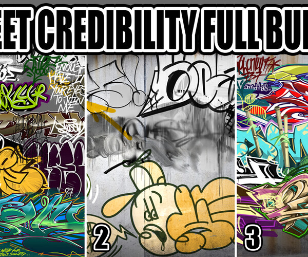 ArtStation - STREET CREDIBILITY FULL BUNDLE | Artworks
