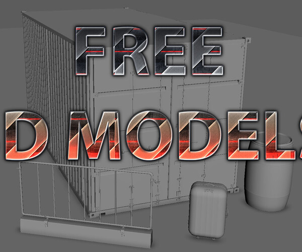 ArtStation - FREE 3D MODELS | Game Assets