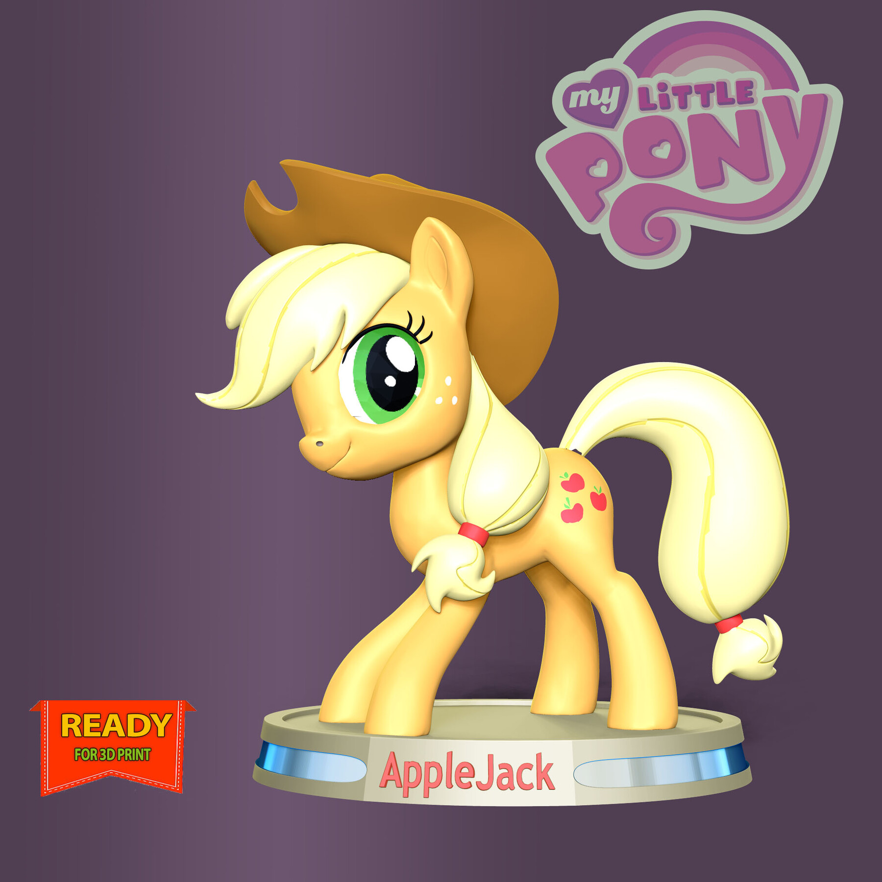 ArtStation - AppleJack - Little Pony | Resources