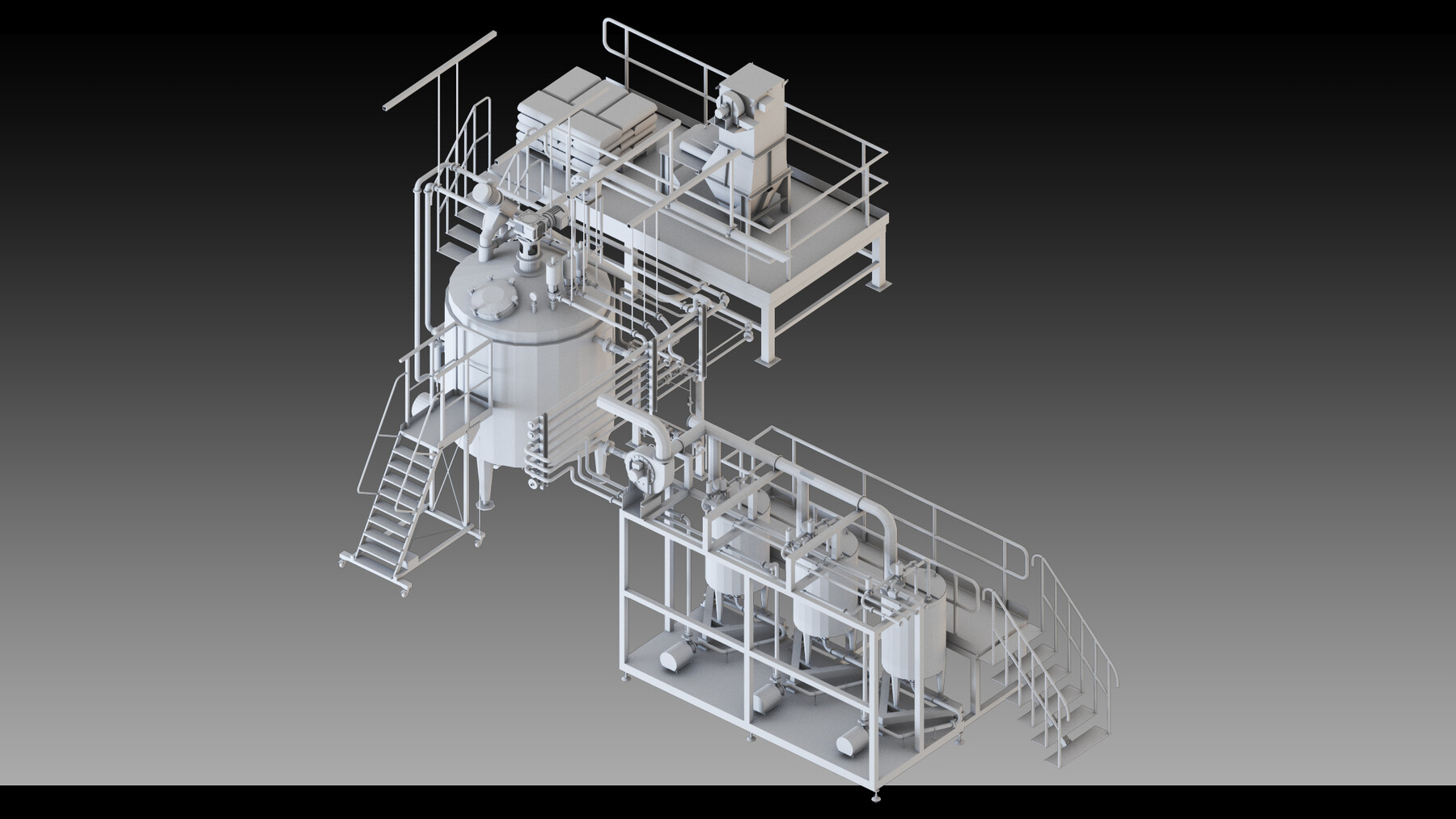 ArtStation - 5 Factory (Collection) Props- High detail 3d models- Vol ...