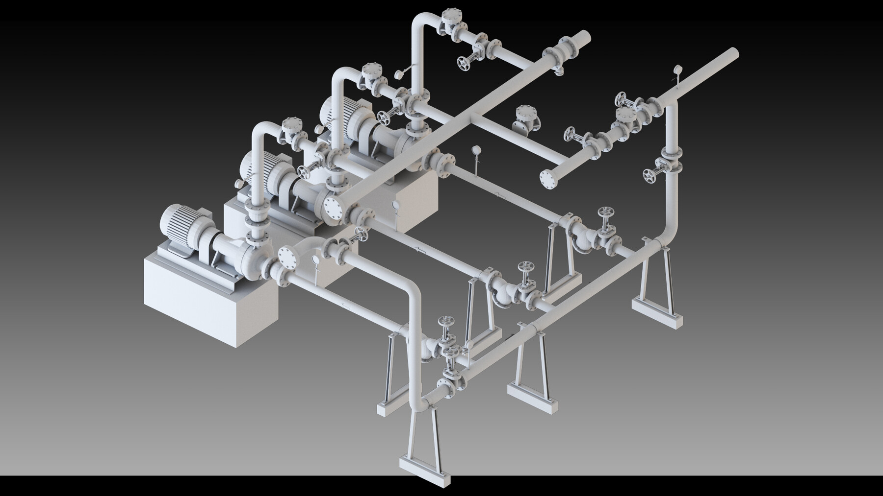ArtStation - 5 Factory (Collection) Props- High detail 3d models- Vol ...