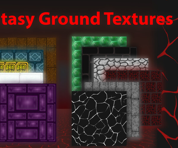 ArtStation - Fantasy Ground Textures | Game Assets