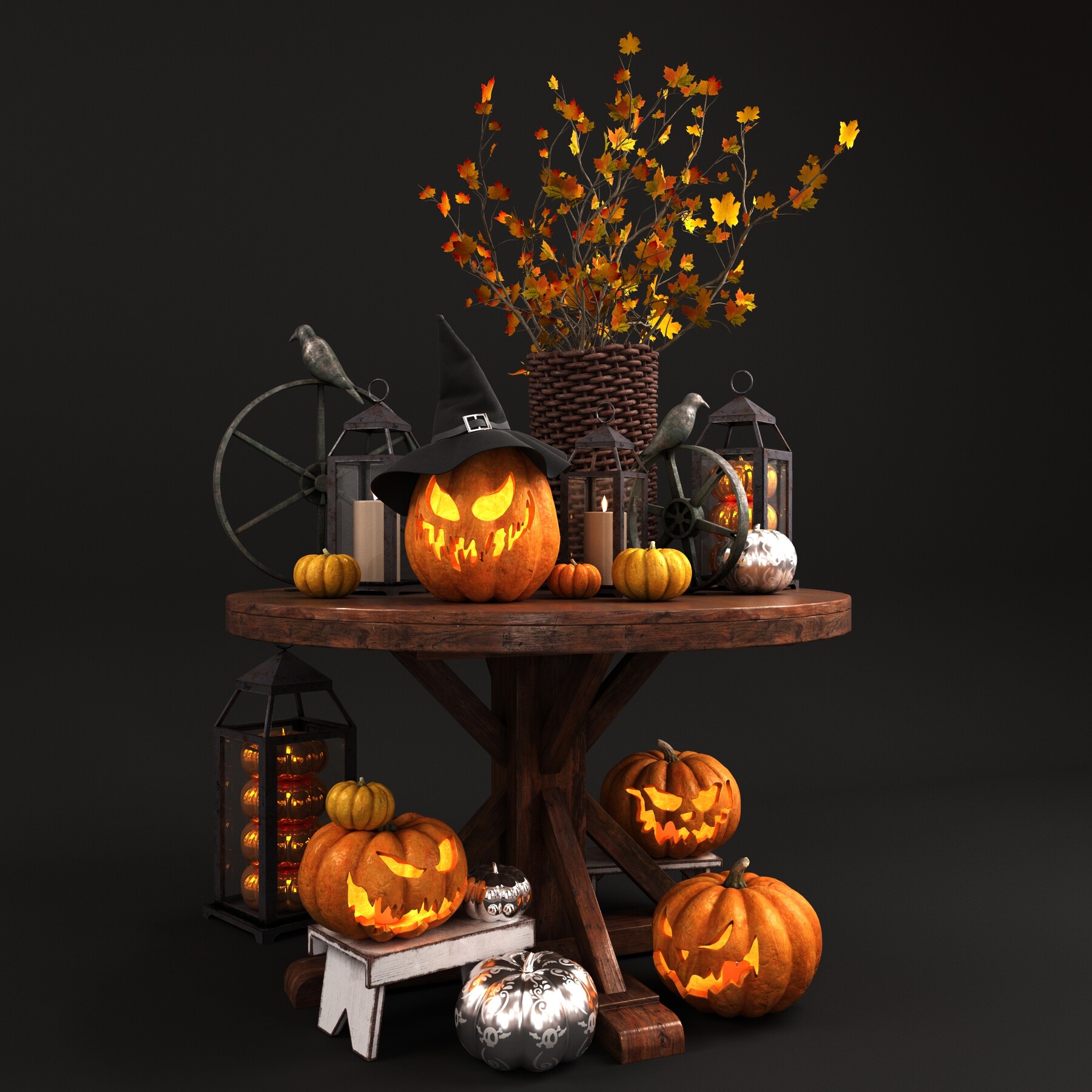 ArtStation - Helloween set | Resources