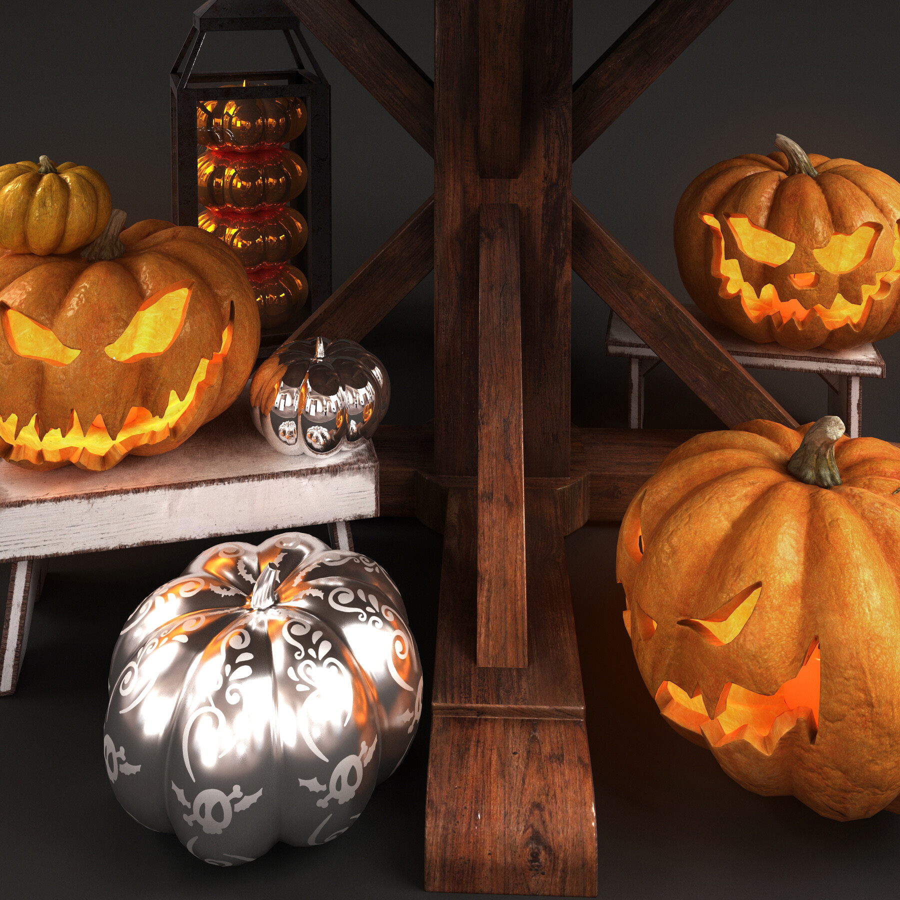 ArtStation - Helloween set | Resources