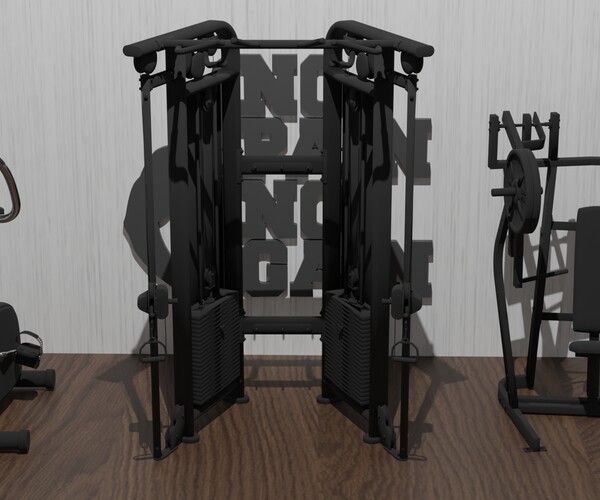 ArtStation - 3D Gym Equipment Pack | Resources