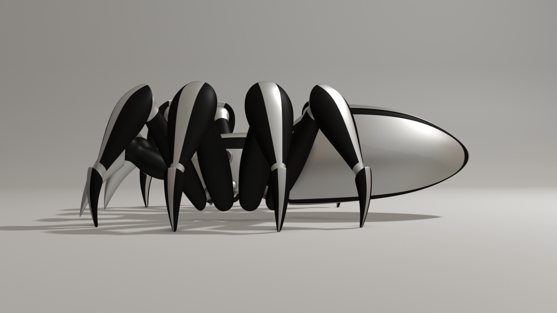 ArtStation - Spider Bot Sci-Fi 3D Model | Game Assets