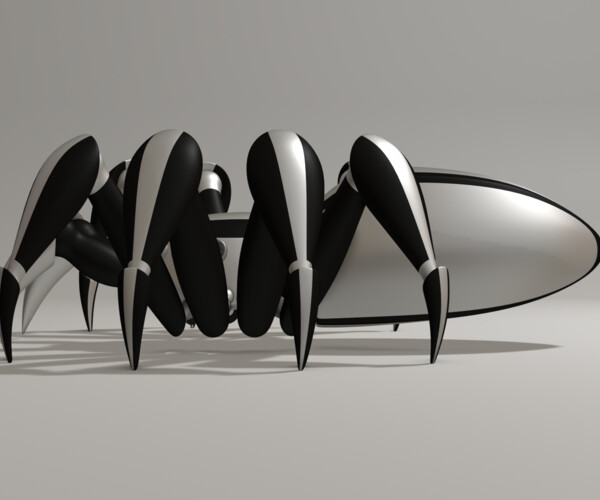 ArtStation - Spider Bot Sci-Fi 3D Model | Game Assets