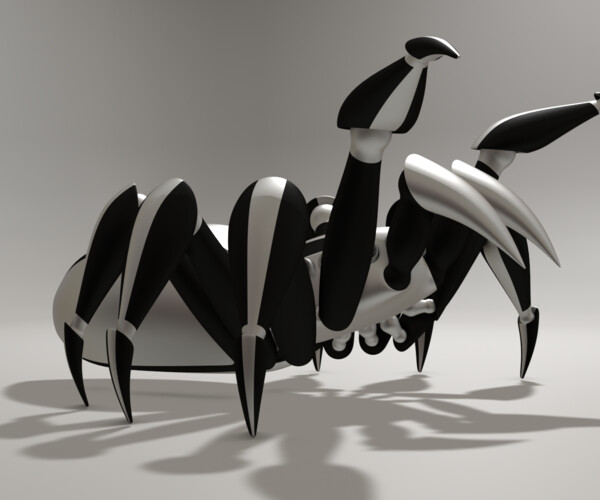 ArtStation - Spider Bot Sci-Fi 3D Model | Game Assets
