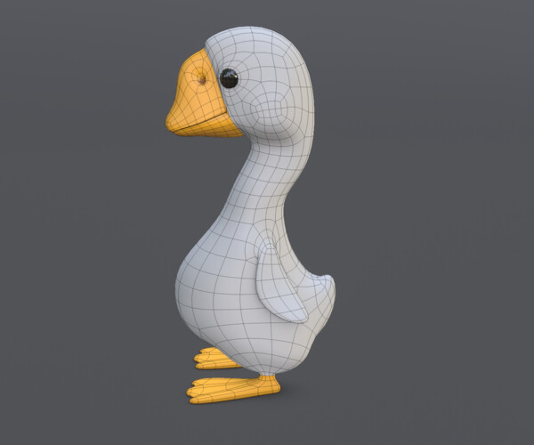 ArtStation - Mr.Duck Game Ready Character model | Game Assets