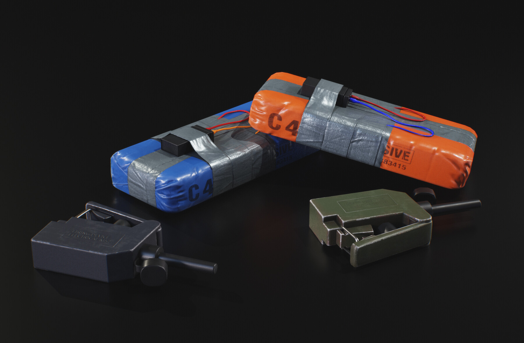 ArtStation - Remote C4 explosive | Game Assets