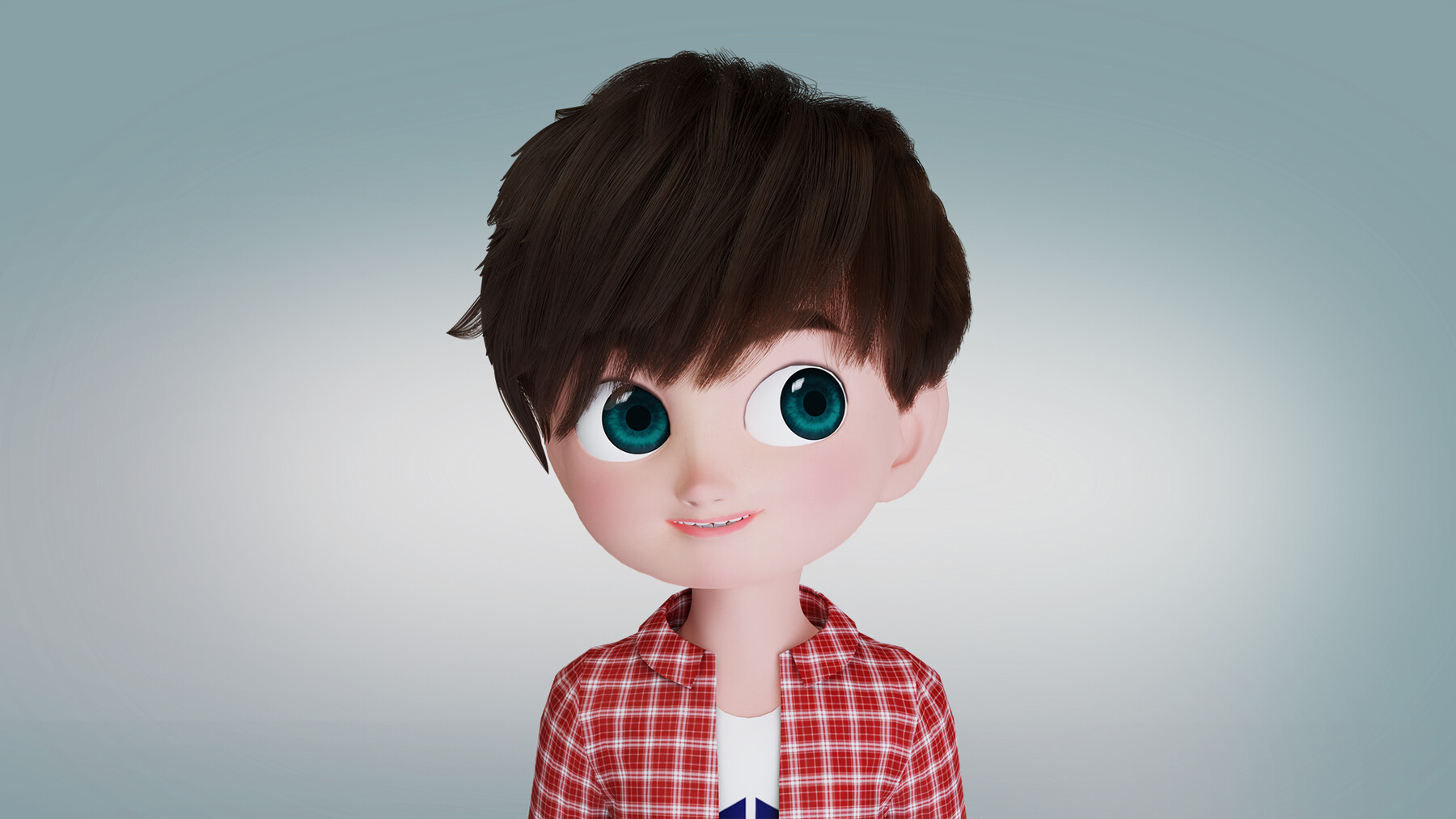 ArtStation - Cartoon Fur Boy Shirt full rigged | Game Assets