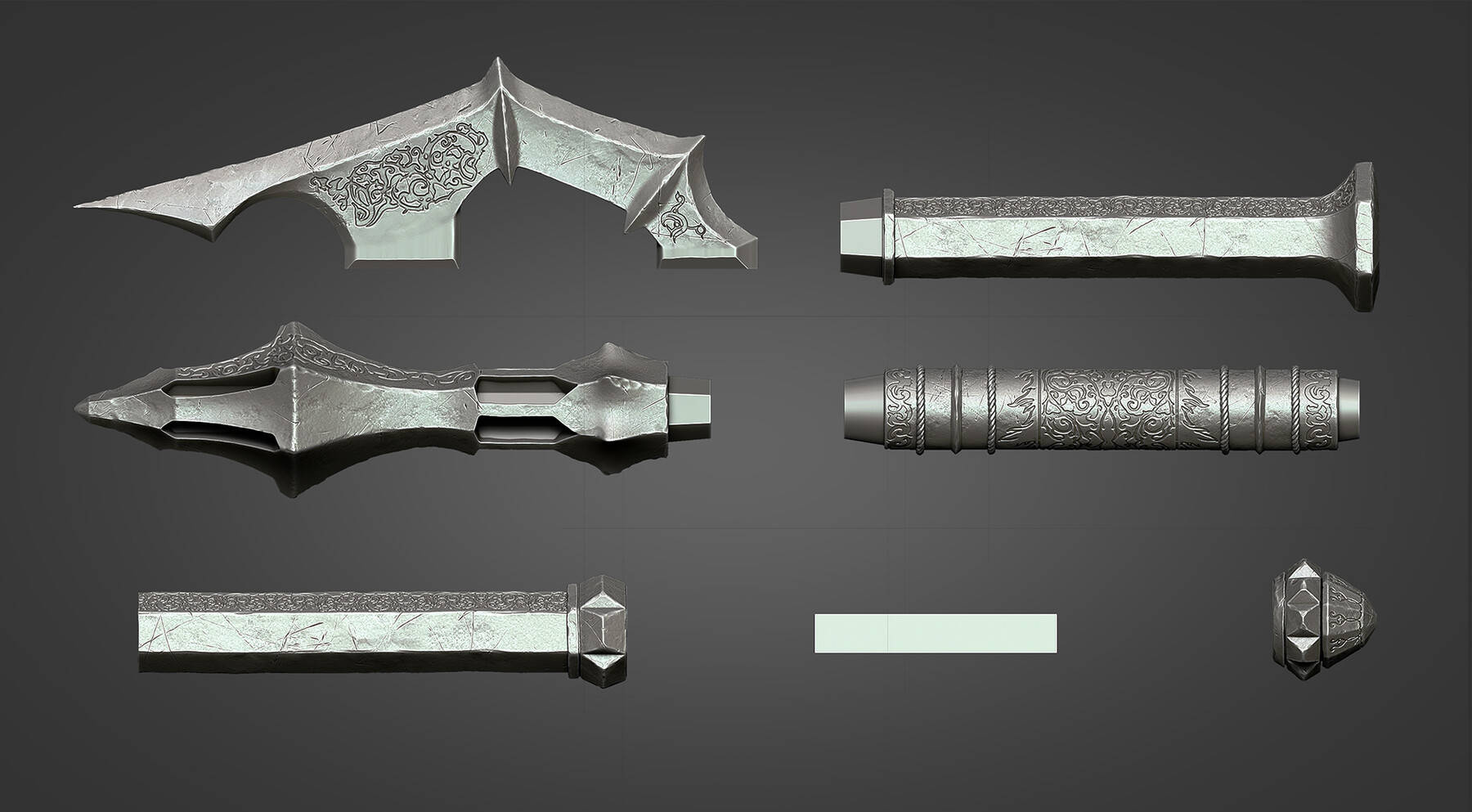 ArtStation - Mace of Sauron - Lord of the Rings | Game Assets