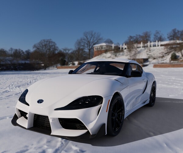 ArtStation - Toyota Supra | Game Assets