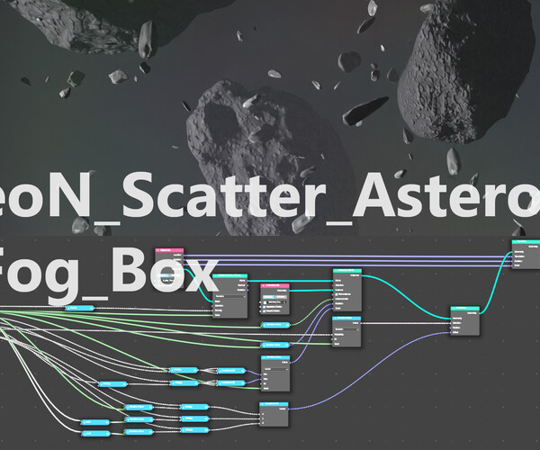 ArtStation - Blender Geometry Nodes Scatter Asteroids | Resources