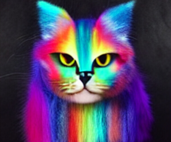 ArtStation - Rainbow Cat 6500 png | Artworks