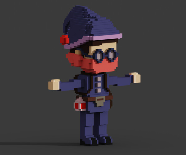 ArtStation - Voxel Character - Human | Game Assets