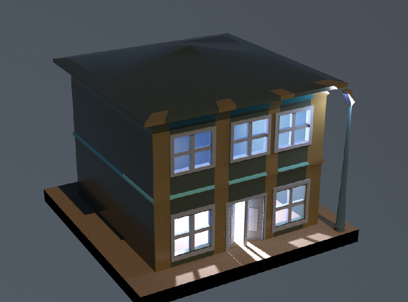 ArtStation - 3D HOUSE MODEL | Game Assets
