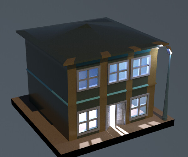 ArtStation - 3D HOUSE MODEL | Game Assets