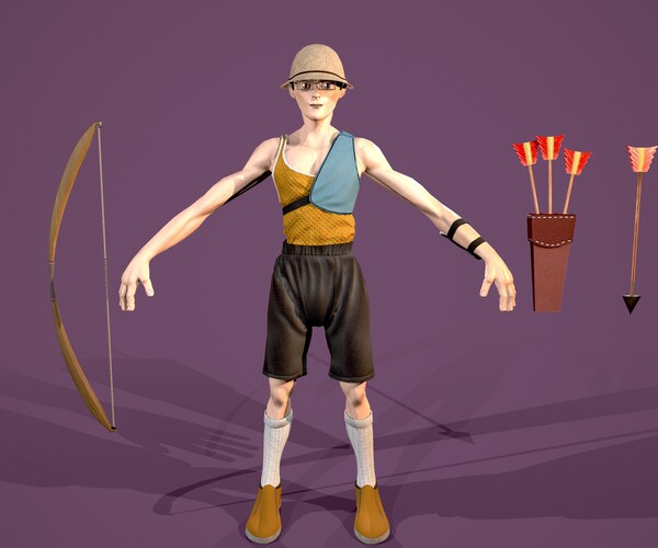ArtStation - Archer | Game Assets