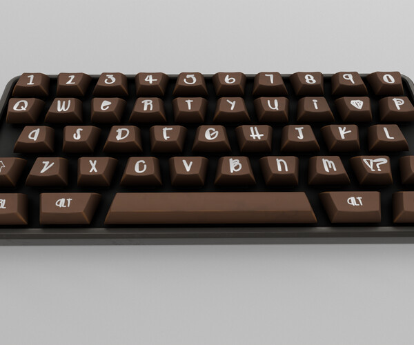 ArtStation - Stylized Keyboard | Resources