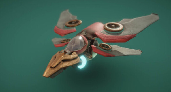ArtStation - Resources - Aircraft - SpaceShip - Sci-fi bee Futuristic ...