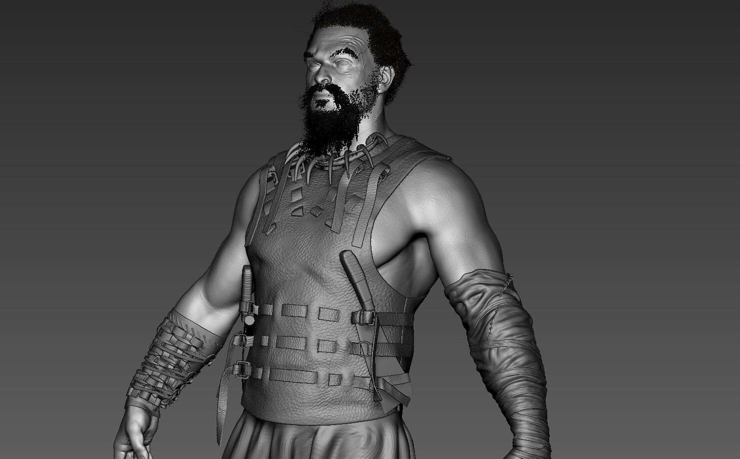 ArtStation - JASON MOMOA IN ROLE OF BABA VOSS FROM SEE SERIES | Game Assets