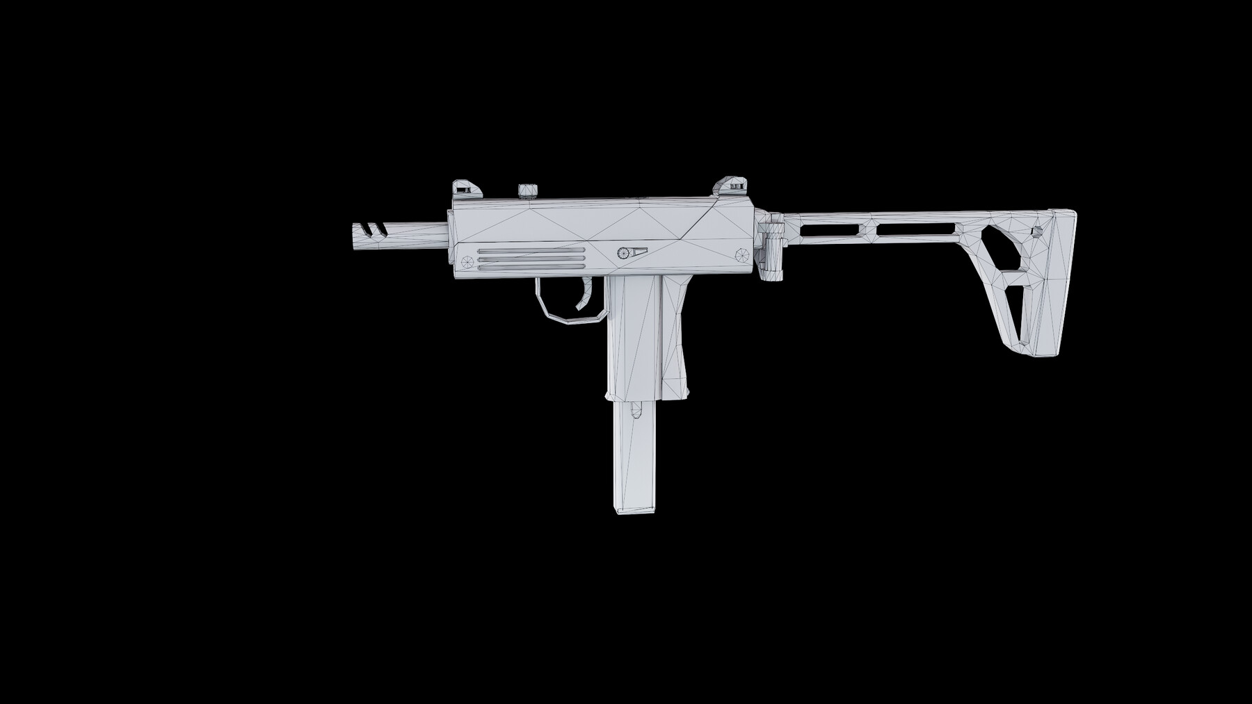 ArtStation - Submachine gun | Game Assets