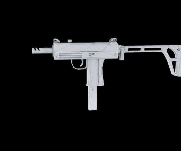 ArtStation - Submachine gun | Game Assets
