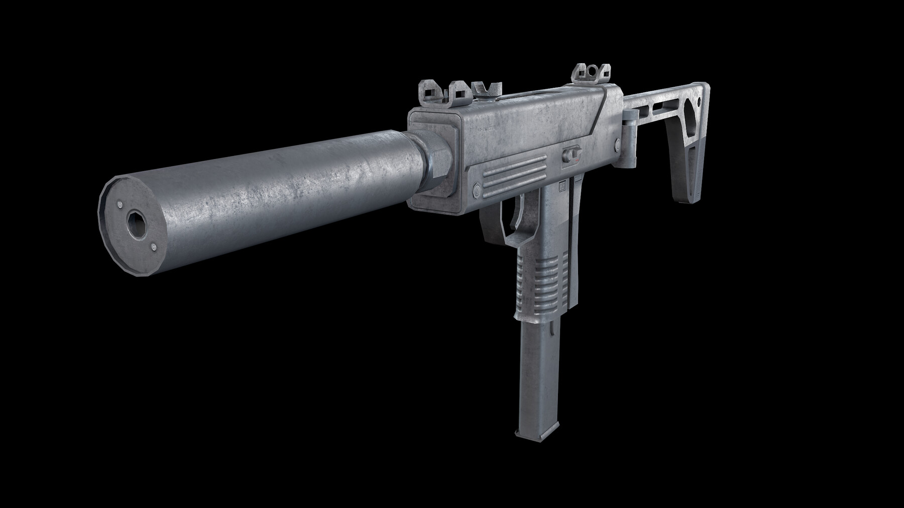 ArtStation - Submachine gun | Game Assets