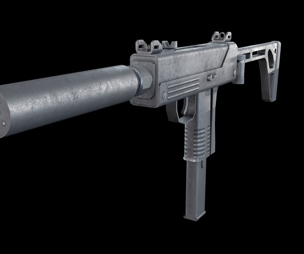 ArtStation - Submachine gun | Game Assets