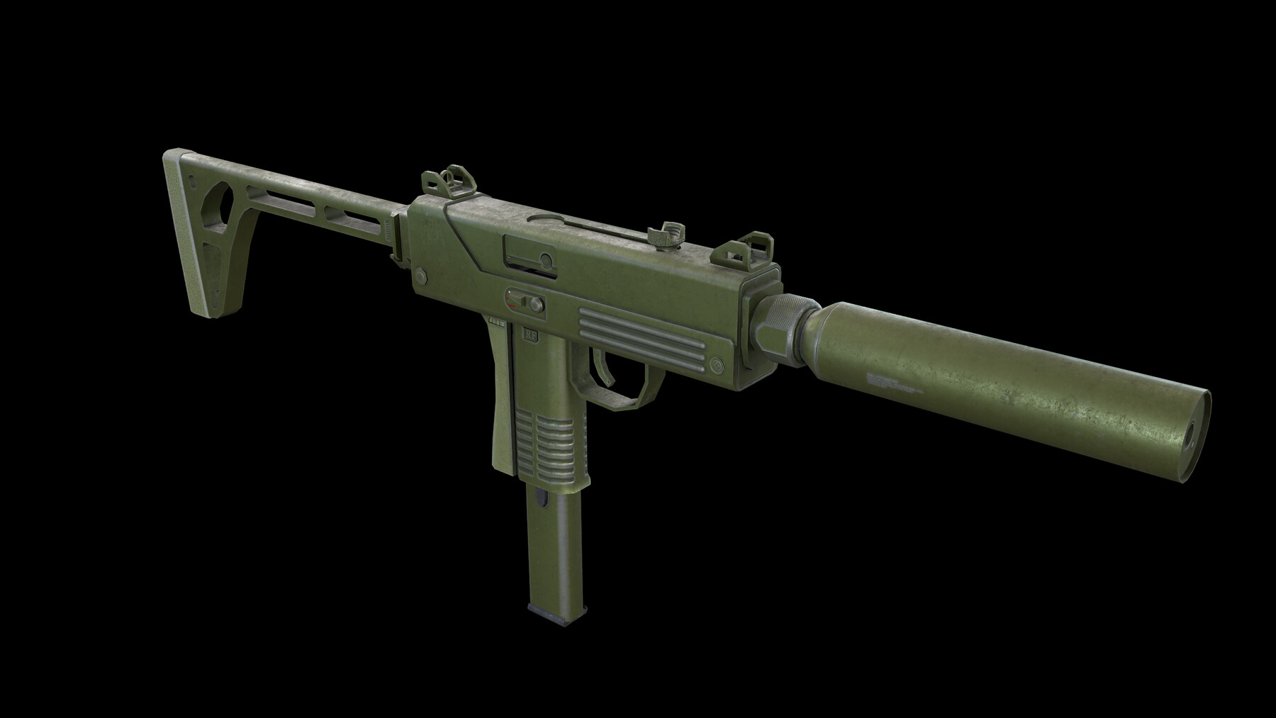 ArtStation - Submachine gun | Game Assets