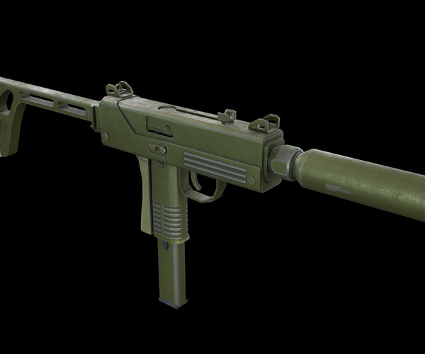 ArtStation - Submachine gun | Game Assets