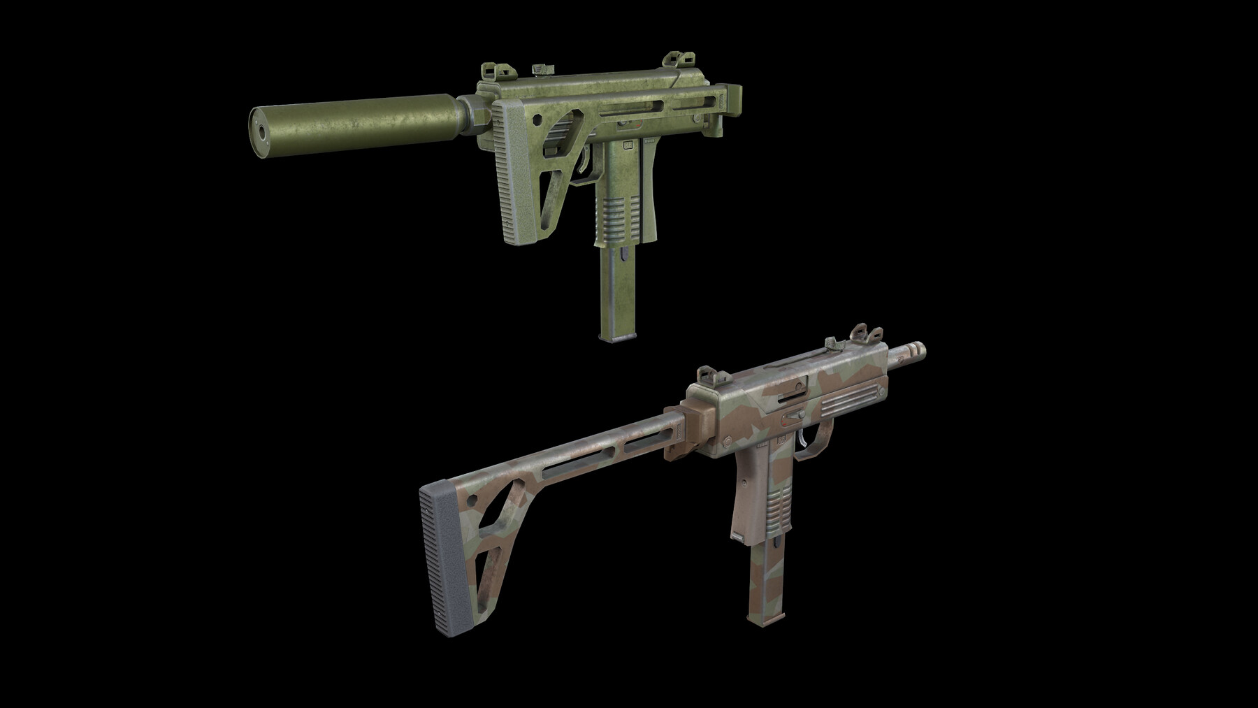 ArtStation - Submachine gun | Game Assets