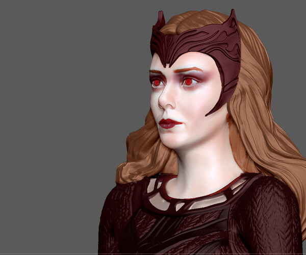 ArtStation - WANDA SCARLET WITCH 2 DOCTOR STRANGE 2 MULTIVERSE OF ...