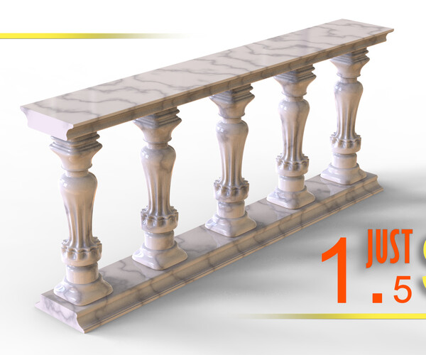 ArtStation - Stone railing | Resources