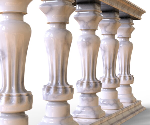 ArtStation - Stone railing | Resources