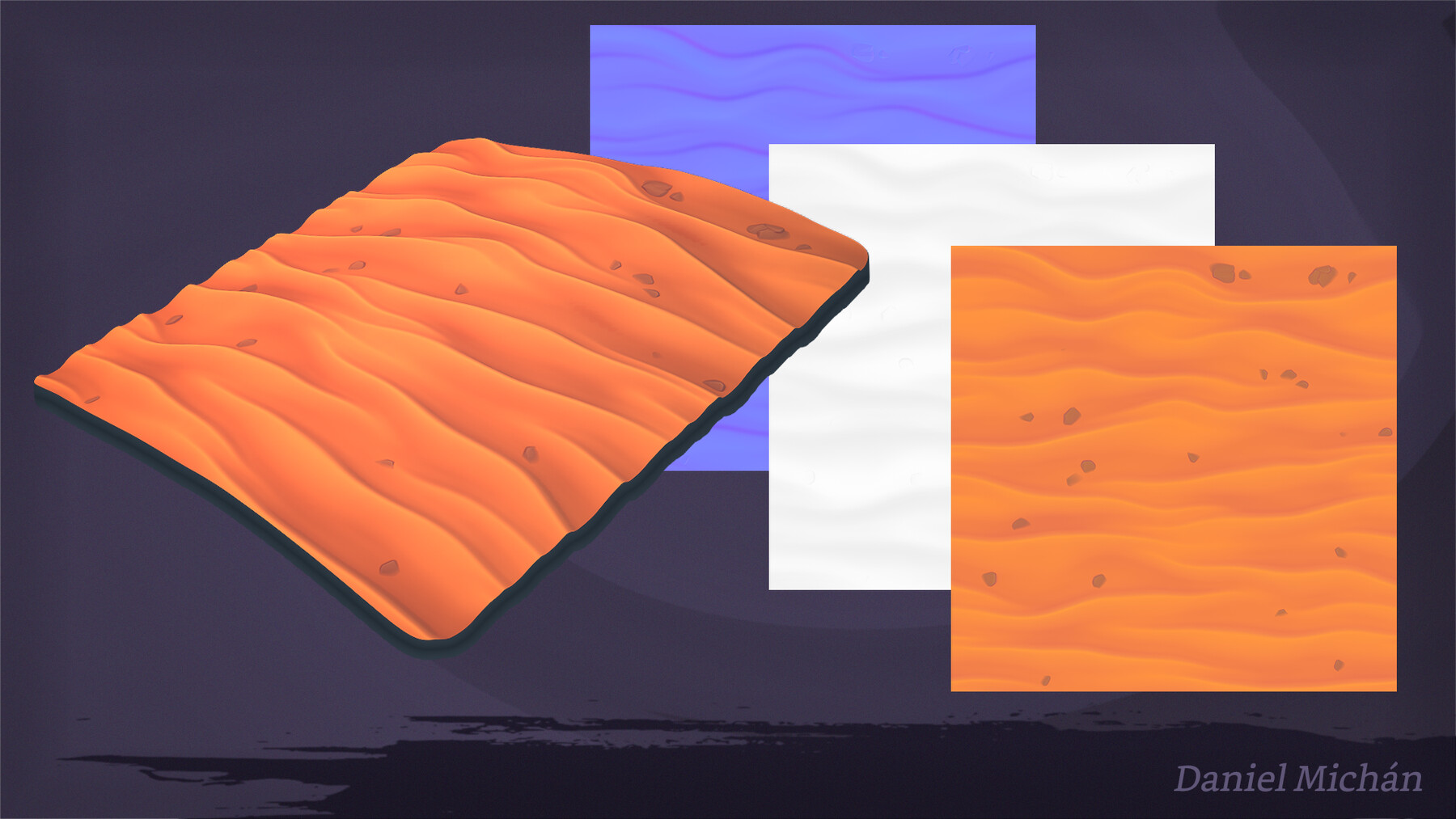 ArtStation - Stylized Desert Materials | Game Assets