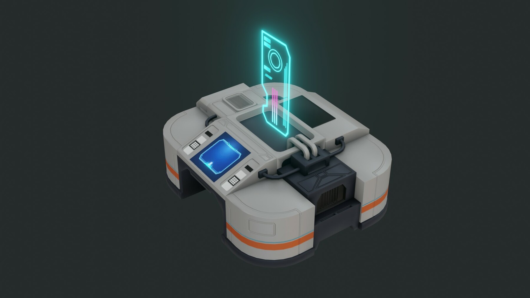 ArtStation - Sci-Fi Control Panel - Low Poly - Game Ready - PBR | Game ...