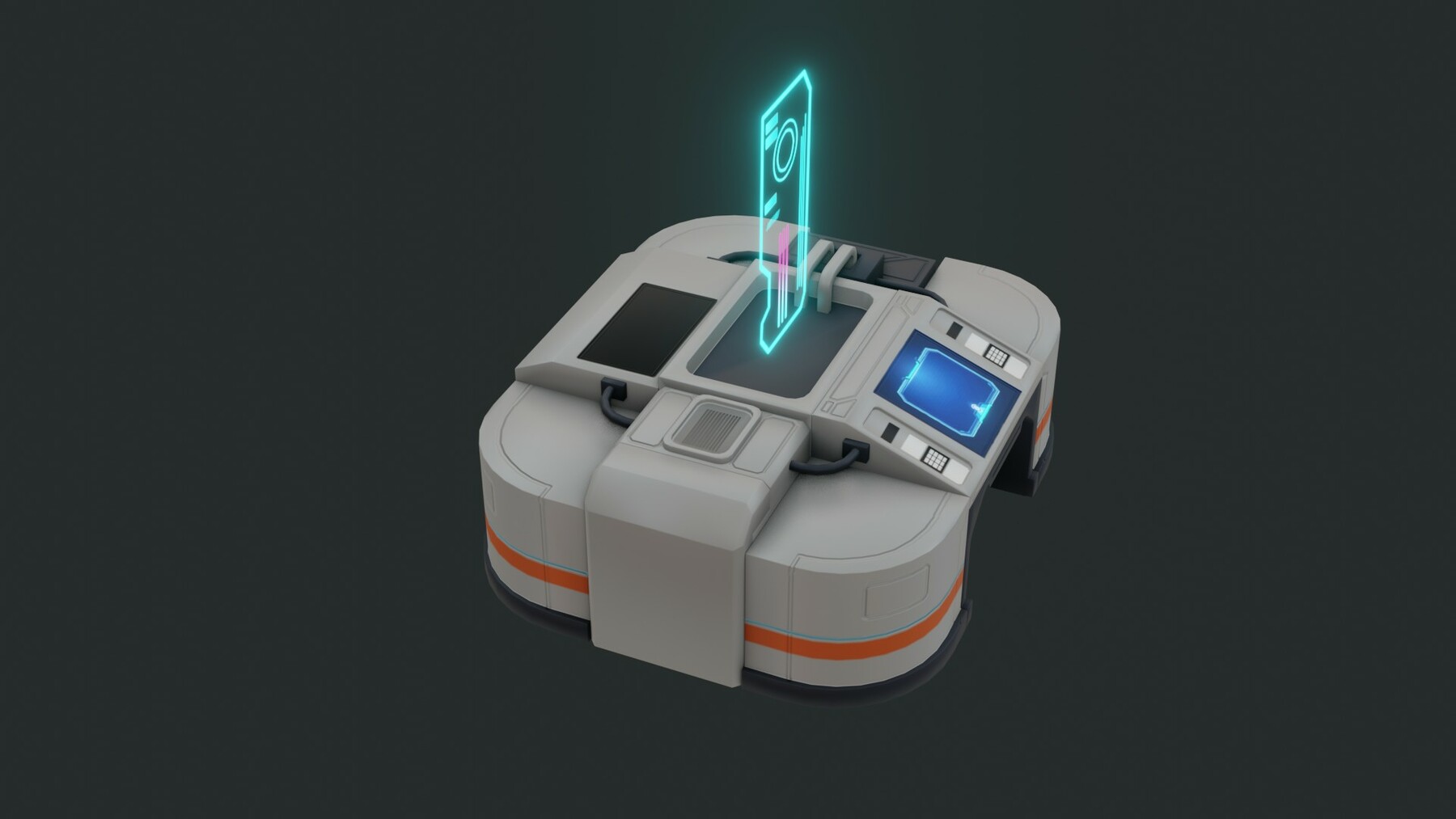 ArtStation - Sci-Fi Control Panel - Low Poly - Game Ready - PBR | Game ...