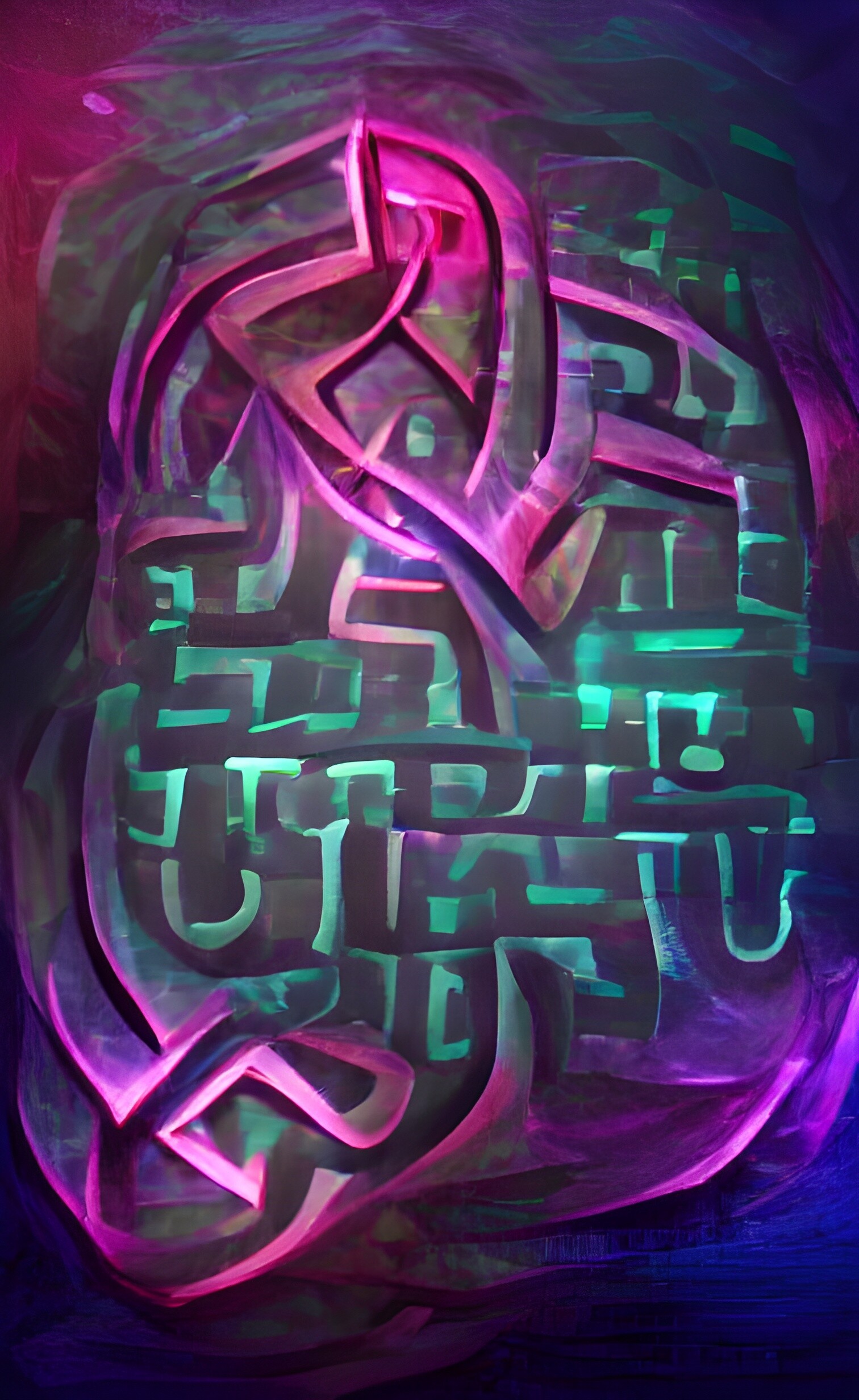 ArtStation - 500 Rune and Glyph matrix style 500 image pack background ...