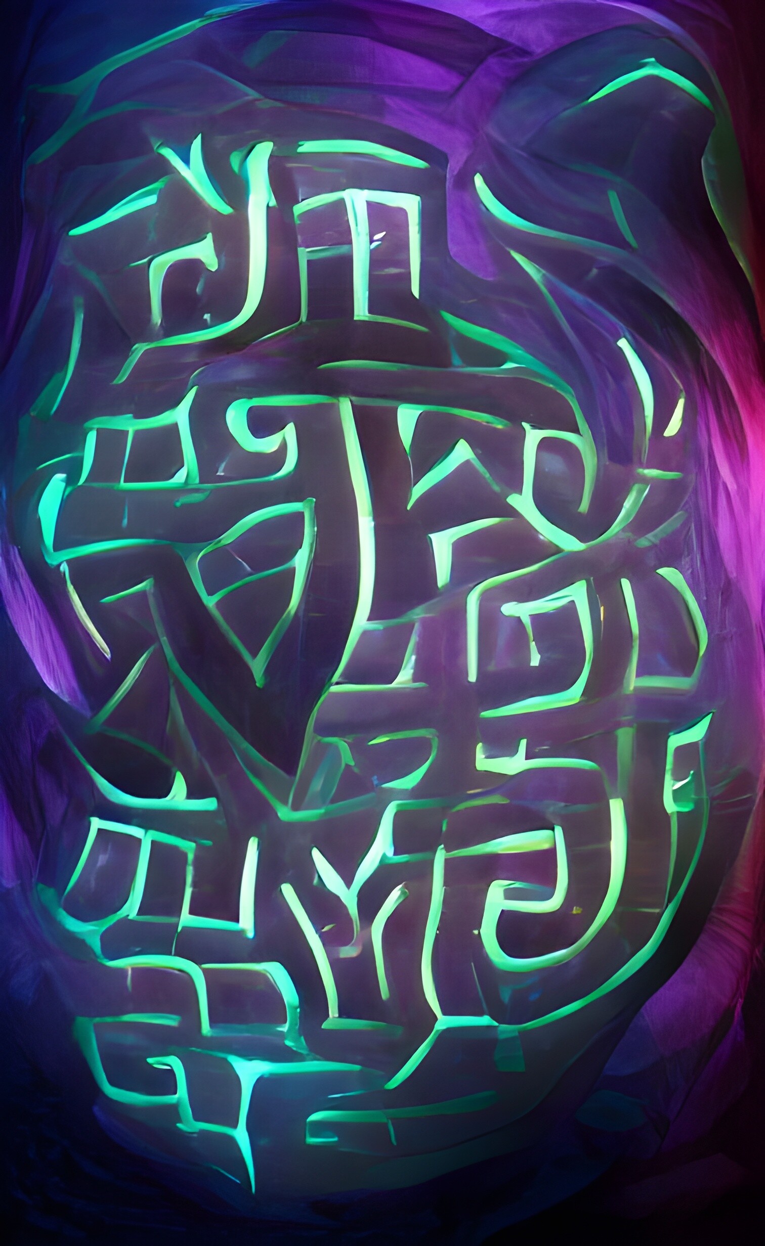 ArtStation - 500 Rune and Glyph matrix style 500 image pack background ...