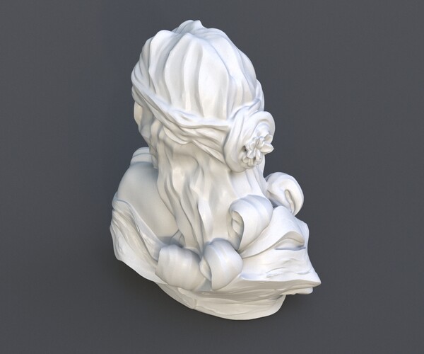 ArtStation - Female Bust Statue 220527 3D print model | Resources