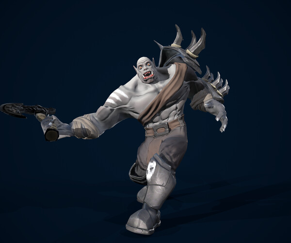 ArtStation - Orc - Rage of Axe | Game Assets