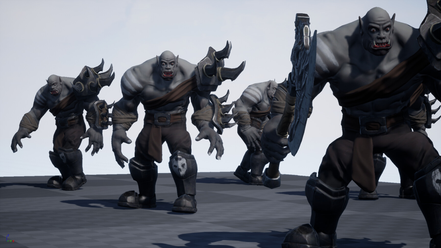 ArtStation - Orc - Rage of Axe | Game Assets